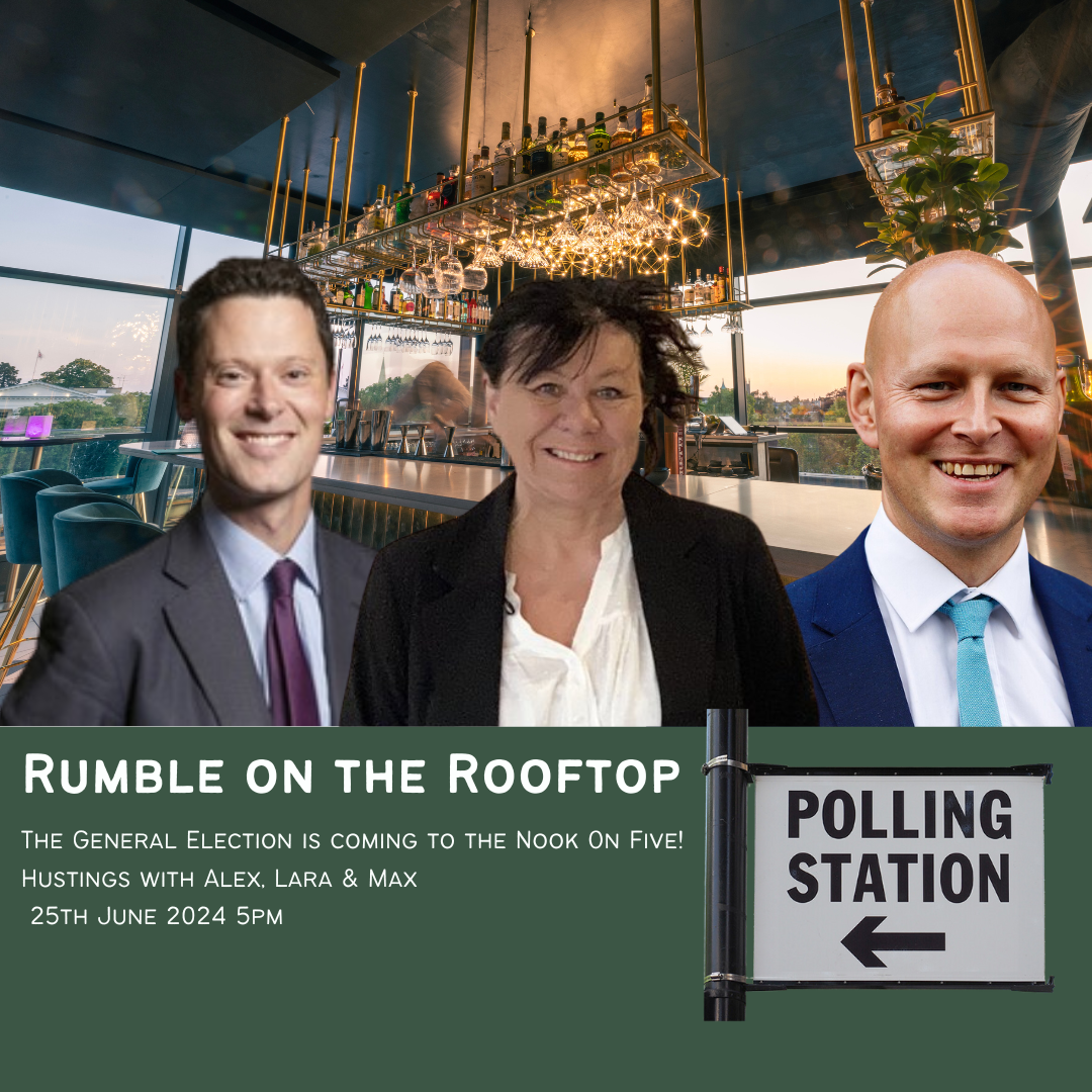 What's on – The Nook On Five - Cheltenham's Rooftop Restaurant