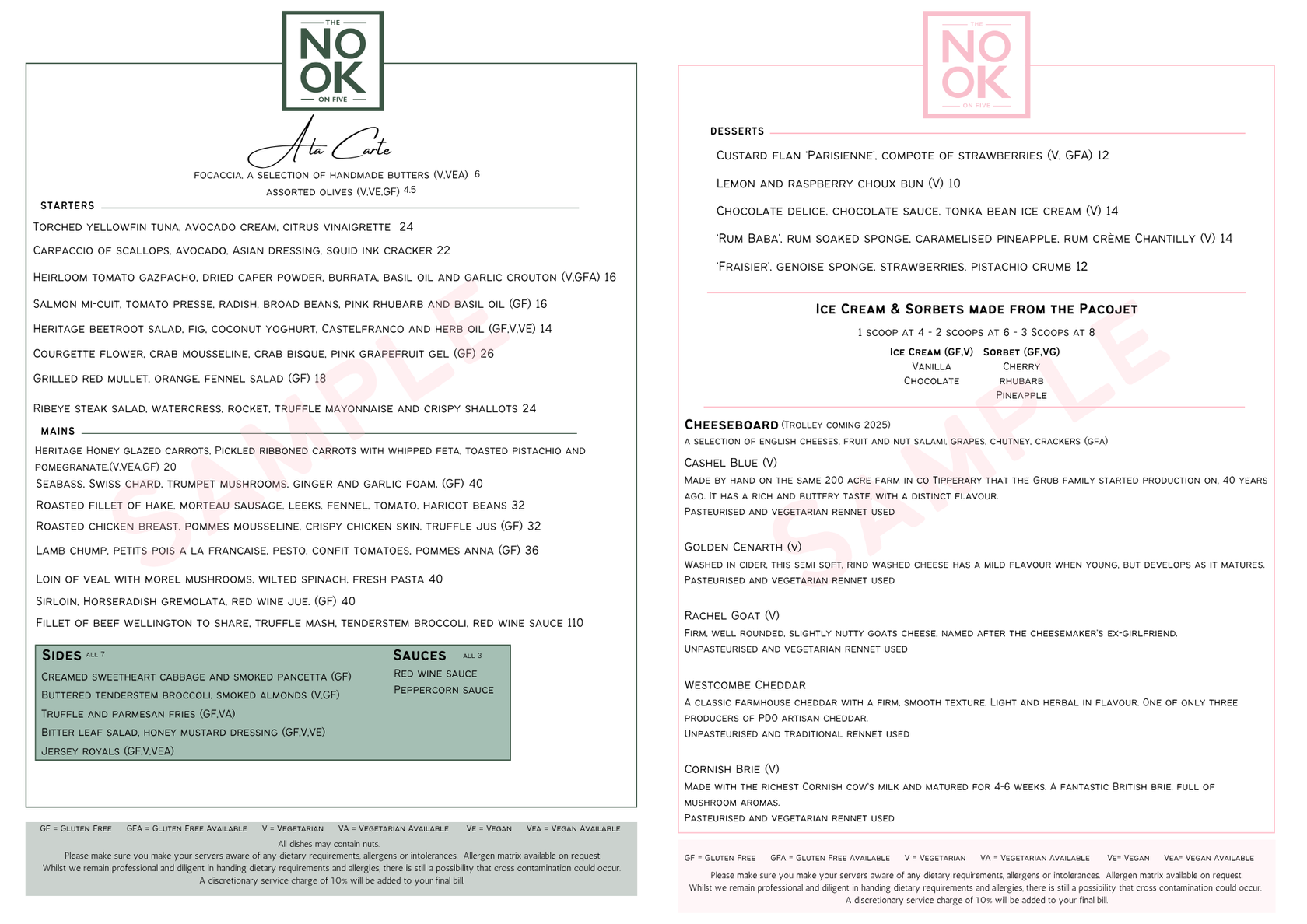 Dinner at The Nook | Cheltenham, Cotswolds – The Nook On Five ...